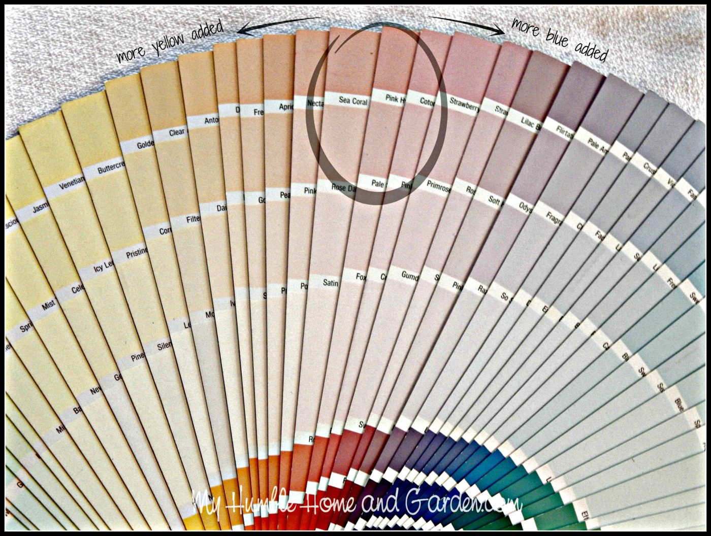 Foolproof Way To Choose Paint Colors For Your Home - My Humble Home and ...