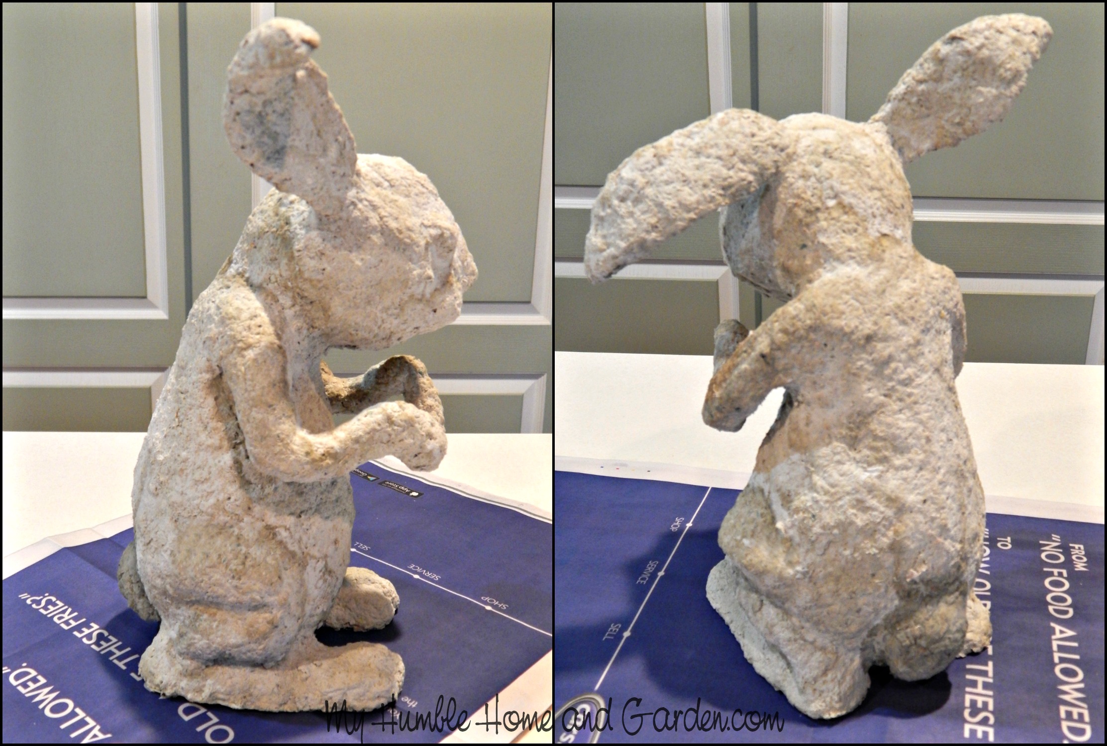 Part 2 - How to Make an Adorable Papier-Mâché Bunny - My Humble Home ...