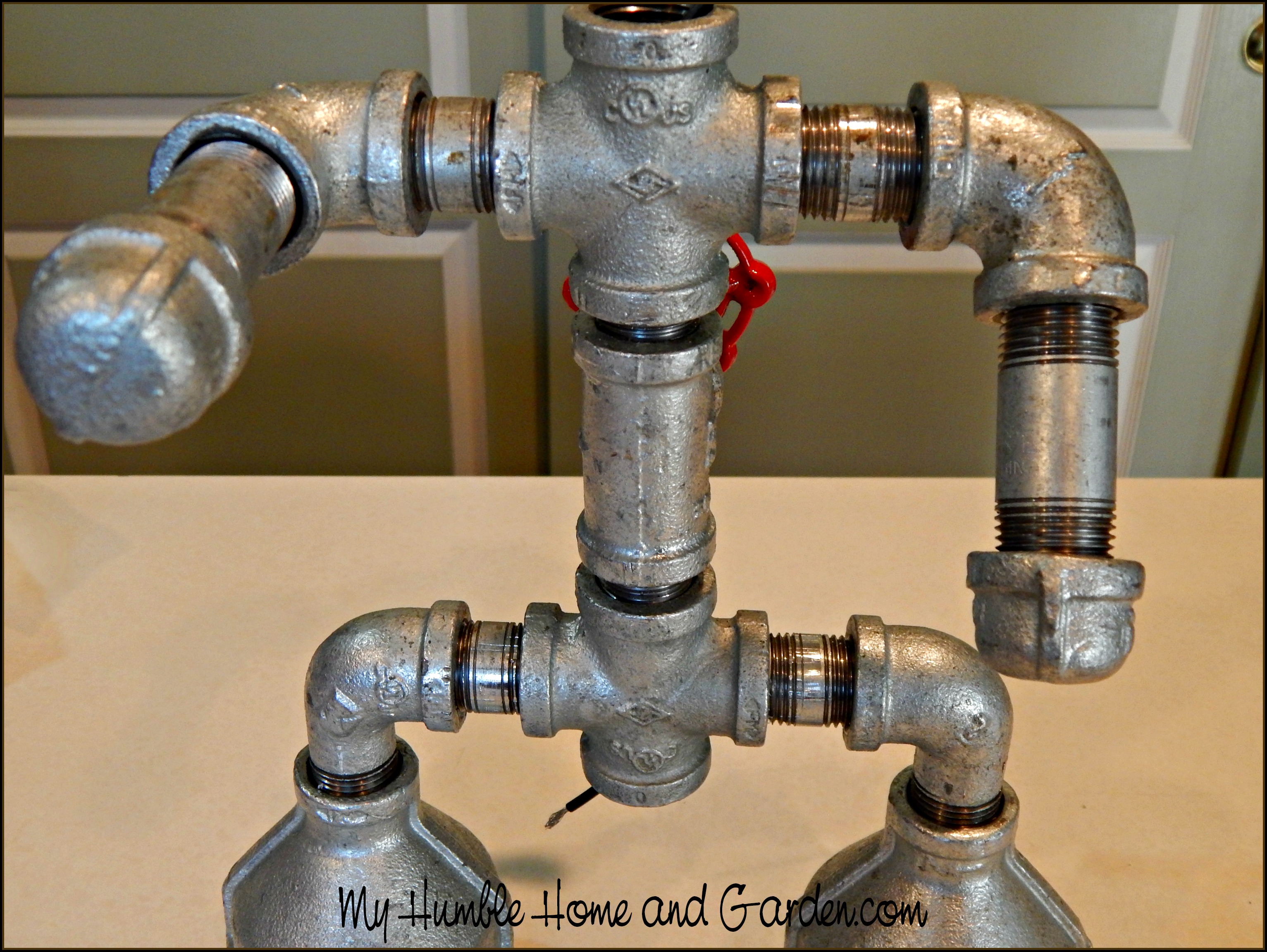 Industrial Pipe Robot Lamp - How To Make Your Own - Part 2 - My Humble ...