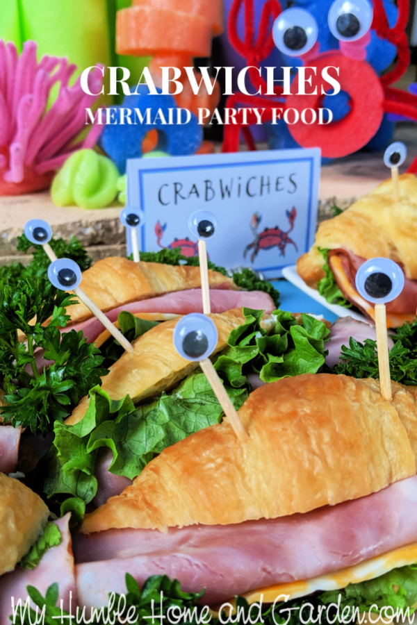Throw The Best Mermaid Party - Crabwiches They'll Love - My Humble Home ...