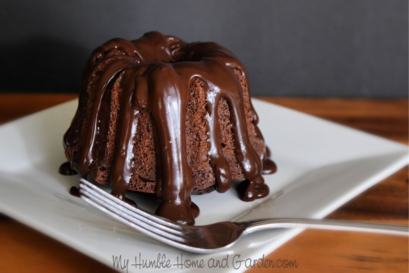 Chocolate Bourbon Mini Bundt Cakes - How To Make These - My Humble Home ...
