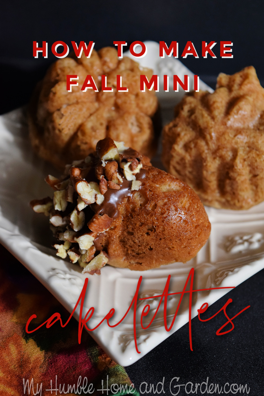 How To Make Delicious Fall Mini Cakelettes With A Nordic Ware Pan - My ...