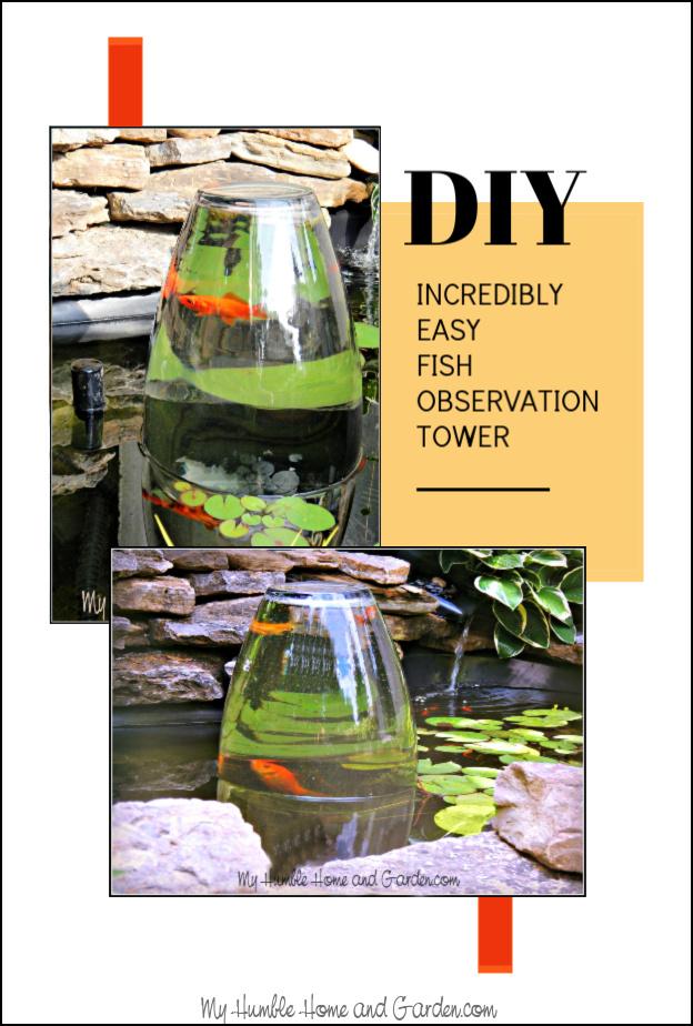 DIY Amazing Fish Tower - Make Your Own Easily - My Humble Home and Garden
