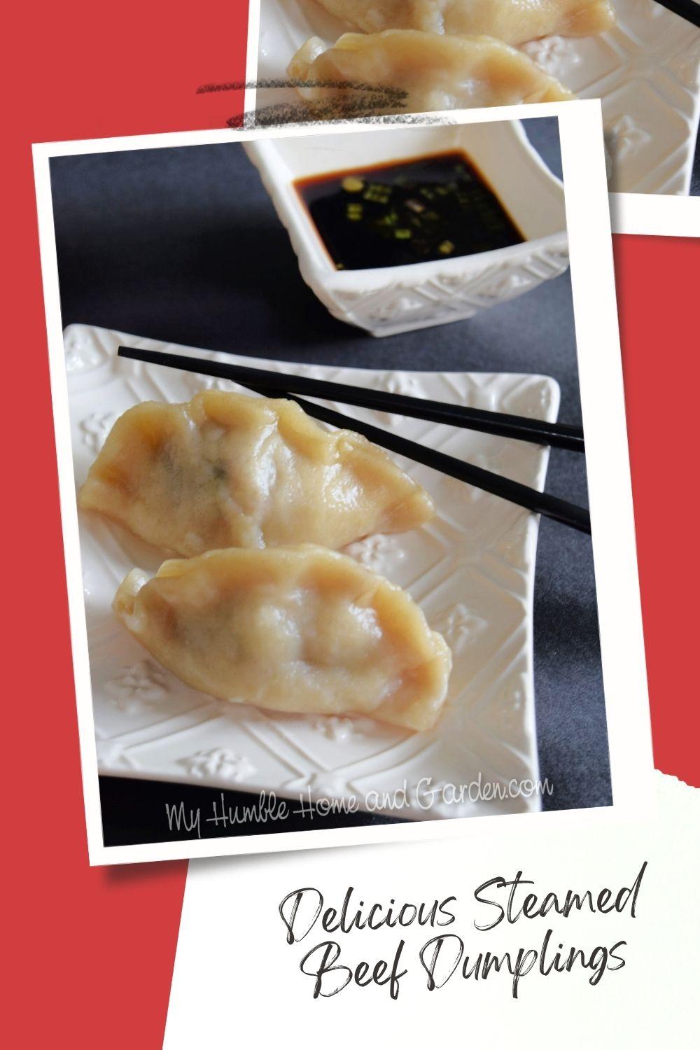 Steamed Beef Dumplings - How To Make Them Pretty And Tasty - My Humble ...