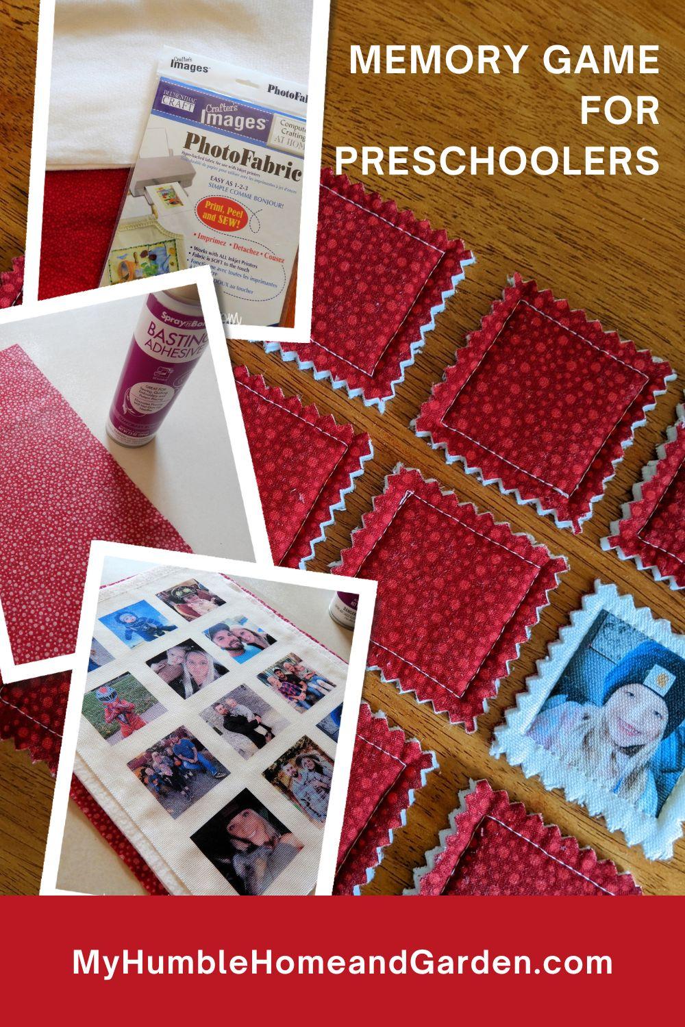 How to Make a Memory Game for Your Preschooler - My Humble Home and Garden