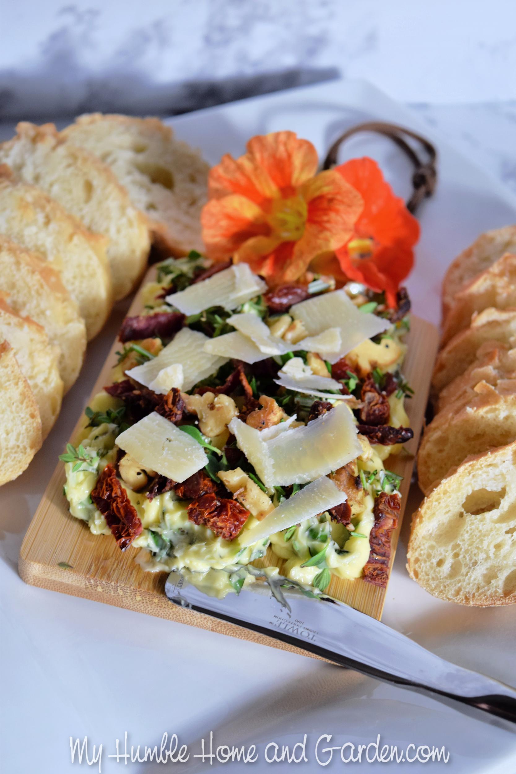 How to Make a Savory Mini Butter Board - My Humble Home and Garden