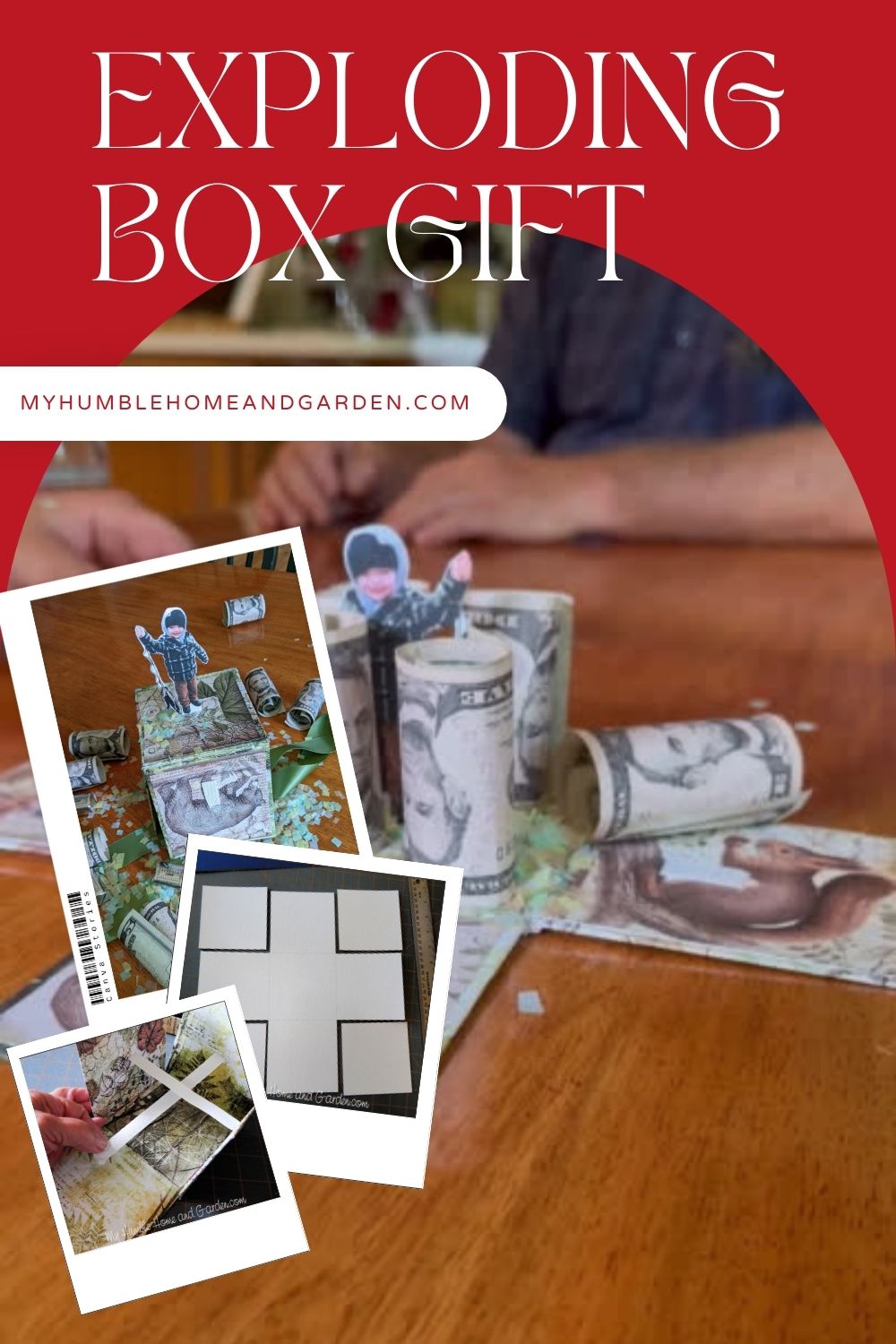 Birthday Surprise Box - Exploding Box Gift - My Humble Home and Garden