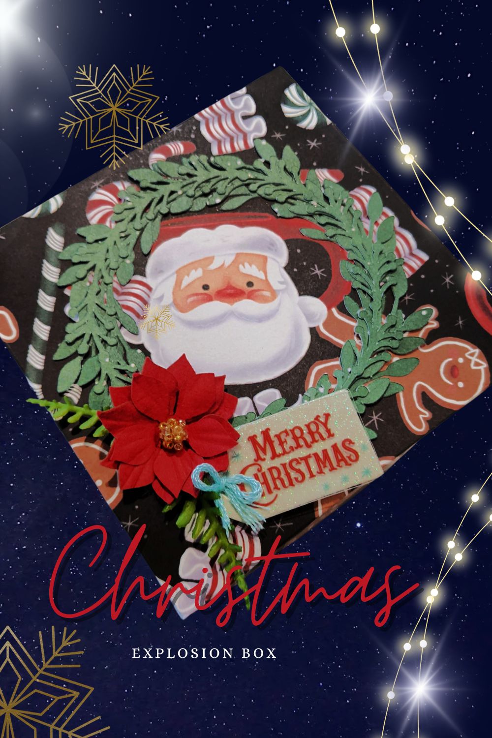 How to Make a Christmas Explosion Box - My Humble Home and Garden