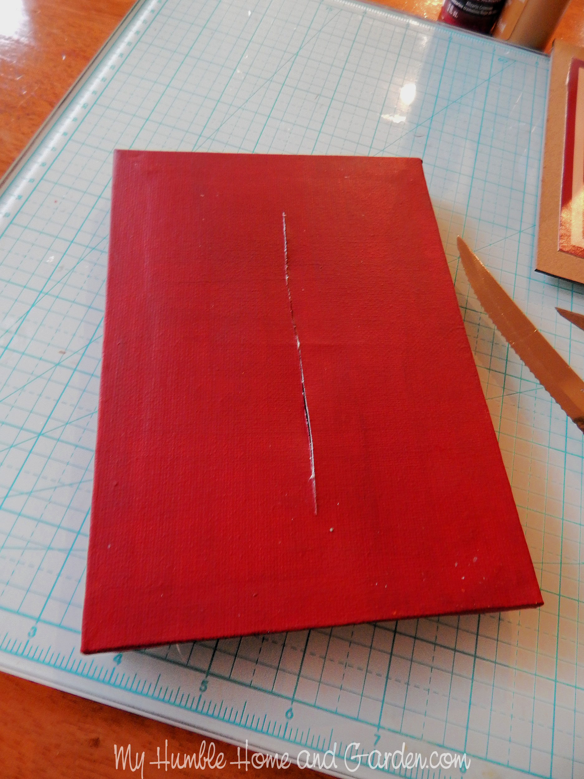 How to Make a Busted Canvas - Exploding Canvas - My Humble Home and Garden